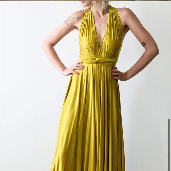 Nadia Tarr | Dresses | Ooak Butter By Nadia Tarr Exclusive Gold Wrap ...